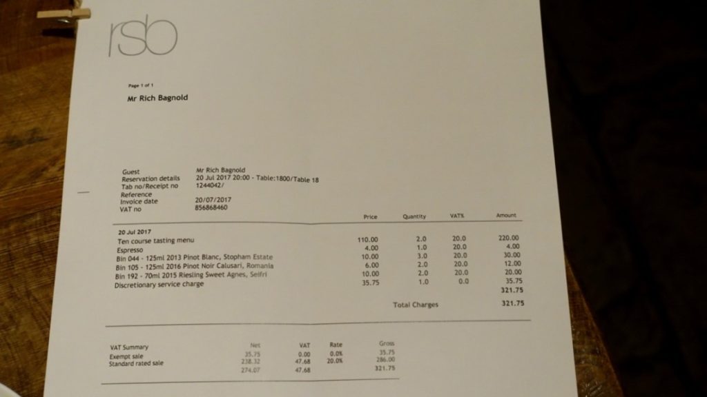 Restaurant Sat Bains (Nottingham) - Major Foodie